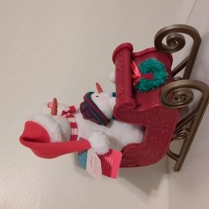 Hallmark | Holiday | Hallmark Animated Singing Snowmen On Sleigh 996 ...